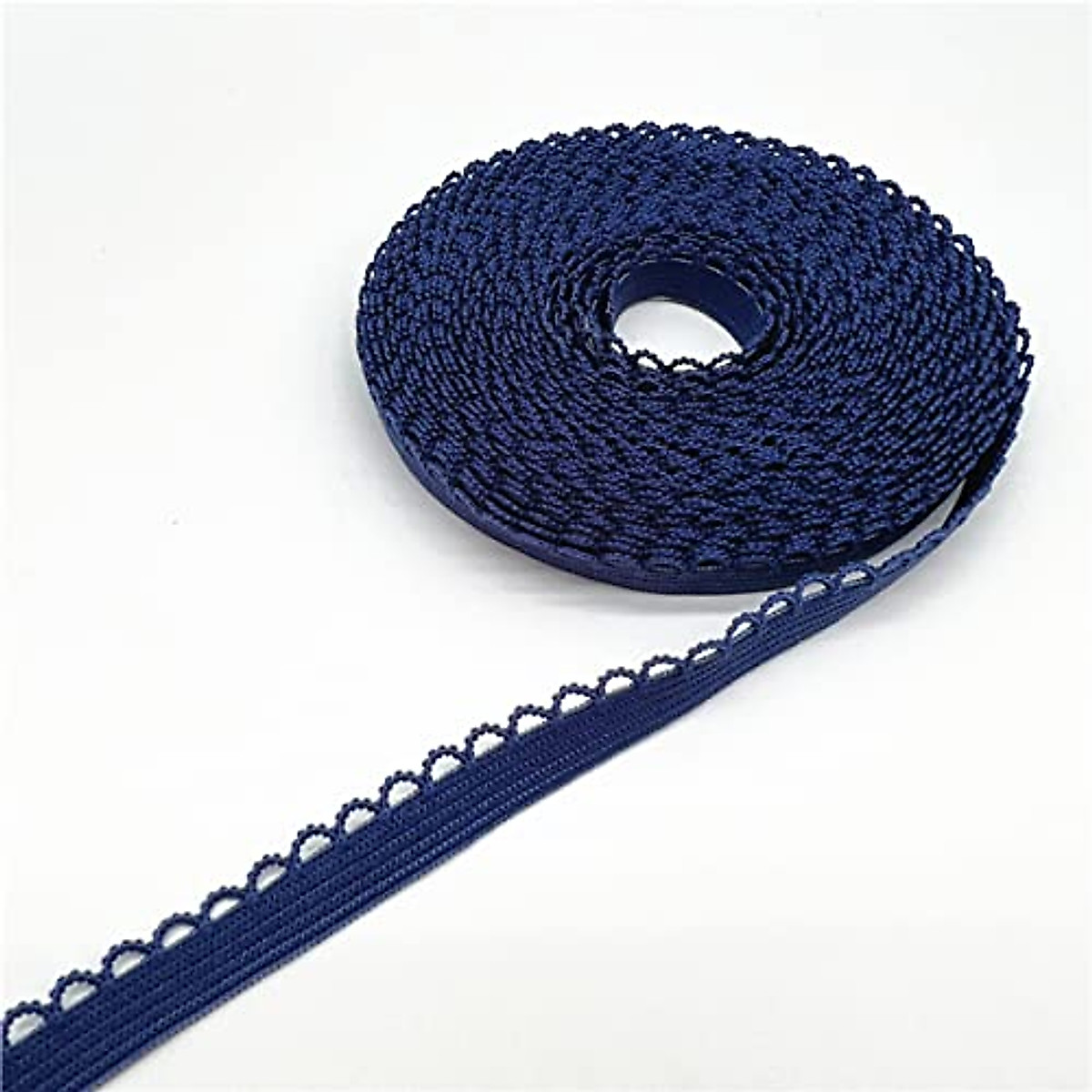 Elastic Lace Trim Fold Over Elastic Trim for Sewing Waist Band Garment Accessory 5yards/Lot 10mm