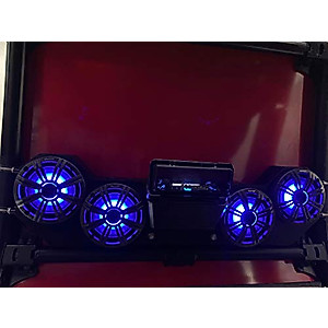 Galena RZR PRO XP Sound Bar Tower Speakers Stereo Bluetooth Radio Razor - PROXPRGB