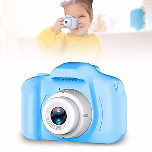 Children Digital Camera, Gift Fall Resistant Children Mini Camera 32GB Maximum Memory Card for 3‑12 Yrs for Travel