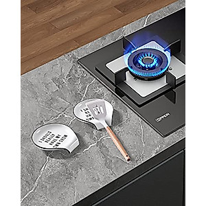 YMASINS Coffee Spoon Rest, Spoon Rest for Stove Top, Ceramic Spoon Holder for Stove Top, Utensil Rest for Kitchen Counter, Premium White Spoon Rest for Spoon, Ladles, Spatula, 2pcs