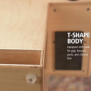 Meinl Percussion Turbo Slaptop Cajon Box Drum with Internal Snares and Bass for Acoustic Music — NOT Made in China — Play with Your Hands, Mahogany, 2-Year Warranty (TOPCAJ2MH)