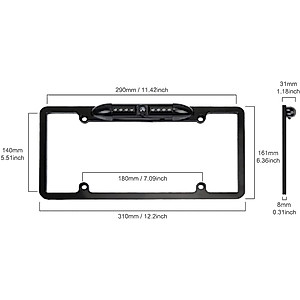 SCREENTRONICS Backup License Plate HD Camera Night Vision 8 IR LED Wide Rear View Waterproof Compatible with Car Radio Sony XAV-AX150 XAV-9500ES XAV-AX3200 XAV-AX3250 XAV-AX5000 XAV-AX5600 XAV-AX7000