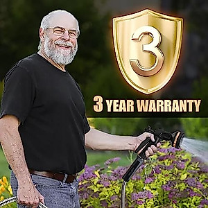 Gotron 3FT Short Lead in Garden Hose – Stainless Steel Leader Water Hose with Swivel Handle for Outdoor – Flexible, Lightweight and No Kink