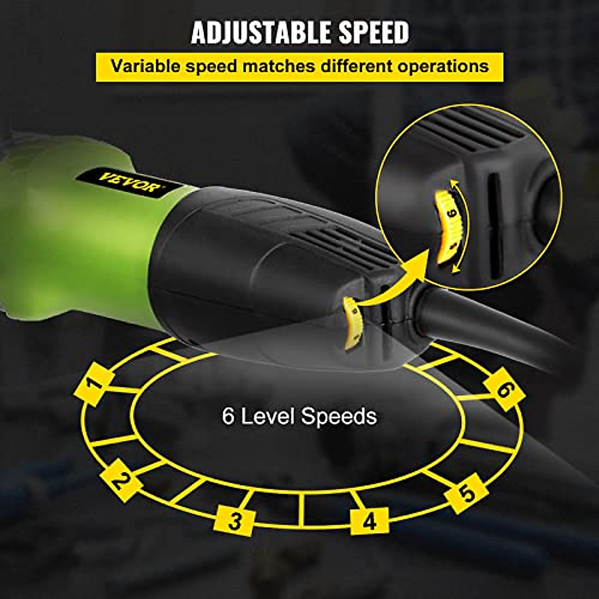 Mophorn Pipe Tube Polisher Sander 7"/180 mm Max Pipe Diameter, Sander Polisher Grinder 110V 800W, Professional Belt Sander Grinding Machine 6 Speeds Adjustable, for Burnishing Finishing Stainless Steel