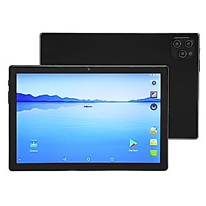 Zerodis 10.1 Inch Tablet, 10.1 Inch IPS Screen Tablet PC 5G 2.4G WiFi Octa Core Processor 6G RAM 128G ROM for Home Travel (US Plug)