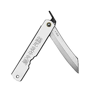 Higonokami Folding Knife – SK Steel 100mm Silver