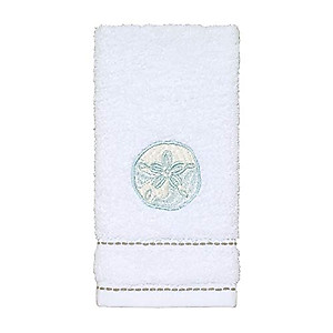 Avanti Linens - Fingertip Towel, Soft & Absorbent Cotton Towel (Farmhouse Shell Collection)