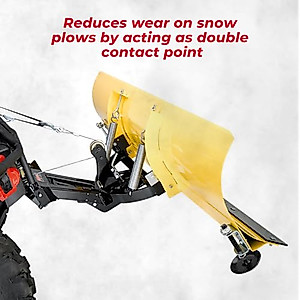 KEMIMOTO Universal Snow Plow Skid Shoes ATV UTV Compatible with RZR 900S 1000XP Trail Ranger General Sportsman Pioneer Rhino Mule 2873423