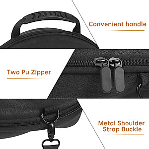 Seracle Hard Carrying Case Travel Bag Compatible with Harman Kardon Onyx Studio 8 Portable Bluetooth Speakers (Black)