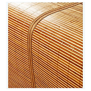 Summer Sleeping mat, 3-Piece Bamboo mat King mat Double-Sided Folding Air Conditioning mat Queen-A 150x195cm(59x77inch)