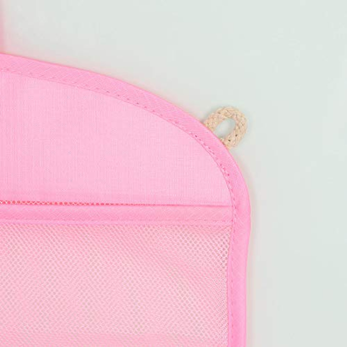 uxcell Bath Toy Organizer Keep Toys Dry Without -Tub Toy Storage - Quick Dry Bathtub Toy Holder Pink 15.7"x14"