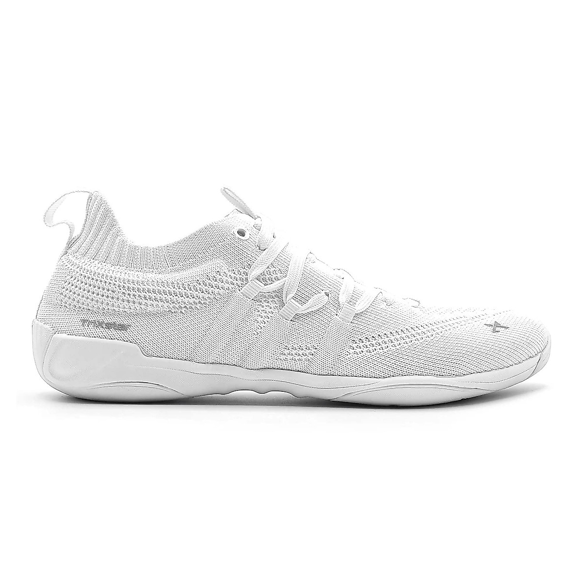 TriXstar Altair Unisex Premium Cheer Shoes, Cheerleading Sneakers Lightweight Lace Up Shoe for Men and Women, Superior Functional Design, White
