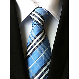 YanLen Lot 9 PCS Classic Men's Tie Necktie Woven JACQUARD Neck Ties