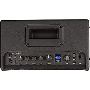 Fender Mustang LT25 Guitar Amp, 25-Watt Combo Amp, 30 Preset Effects with USB Audio Interface for Recording, 12.75Hx14.5Wx8.25D Inches, Wood, Black