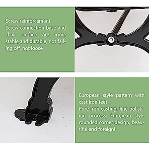 Garden Benches , Patio Bench Park Bench Outdoor Conversation Couch, Outdoor Solid Wood Garden Bench, Anti- Corrosion Wood Cast Iron Frame Park Bench, Outdoor Porch Decorative Terrace Bench (Size : 120