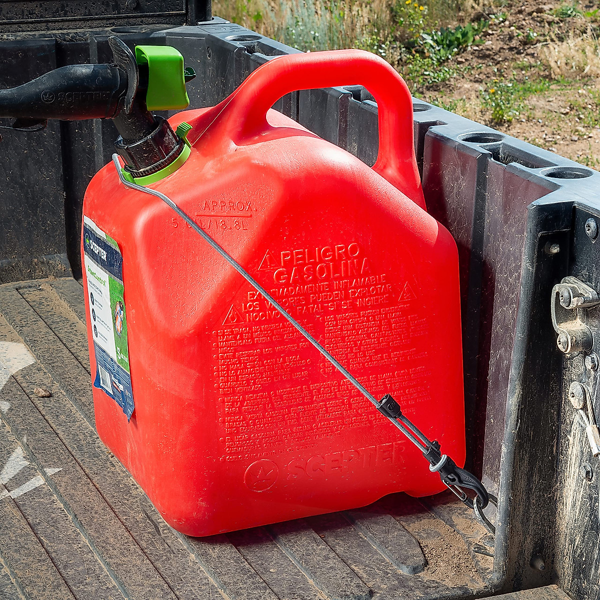 Nite IZE KnotBone Adjustable Bungee - Cord with Carabiner Clip Ends & Adjustable Length - 5mm Cord - Length of 6" to 28" - Size 5