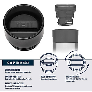 Yeti Rambler 18 Oz Hotshot Bottle Black