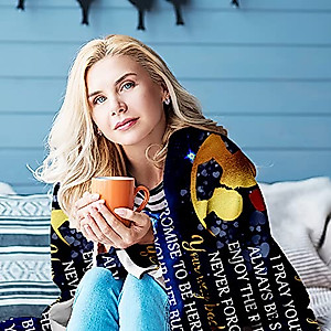 Grandson Gifts from Grandma, to My Grandson Blanket 50"x40", Birthday Christmas Graduation Gift Idea for Grandson from Grandmother, Soft Lightweight Throw Blankets for Couch Bed