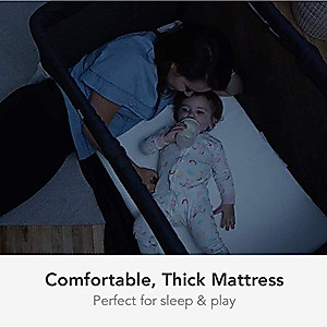 Lotus Travel Crib - Backpack Portable, Lightweight, Easy to Pack Play-Yard with Comfortable Mattress - Certified Baby Safe