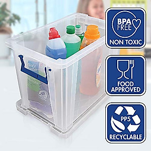 Bankers Box ProStore Plastic Storage Box Bonus Pack -2 x 10 Litre & 1 x 18.5 Litre