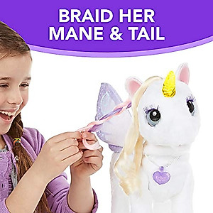 furReal StarLily, My Magical Unicorn Interactive Plush Pet Toy, Light-up Horn, Ages 4 and Up(Amazon Exclusive)
