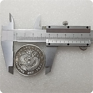 Kocreat Copy East Asia Antique Coin Guangxu of The Qing Dynasty Loong Coin-Replica Foreign Souvenir Coin Challenge Coin Lucky Coin Hobo Coin Old Coin