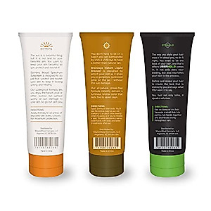 Tipsy Tubes Hidden Sunscreen Lotion Flask - Suntan Oil Flask-Sneak Smuggle Hide Booze and Alcohol - His and Her Flask for Concerts and Cruises - White Elephant Stocking Stuffer Gift