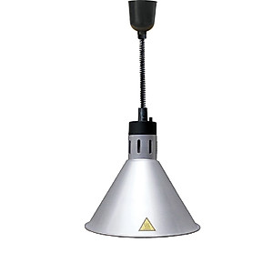 KOUWO 270mm Food Heat Lamp Commercial Food Warmer Light Hanging Heating Lamp for Food Service Buffet Catering