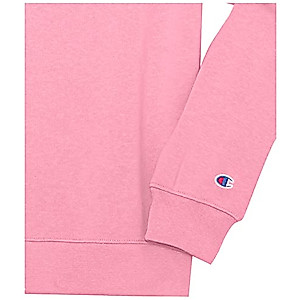 Champion Big, Crew Girls, Lightweight Pullover Sweatshirt, Graphics, Spark Pink
