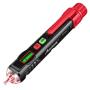 AVID POWER Voltage Tester, Non Contact Voltage Tester Dual Range AC 12V-1000V/48V-1000V, Electric Tester Pen with LCD Display, Buzzer Alarm&Live/Null Wire Judgment, Testing Pen with Flashlight