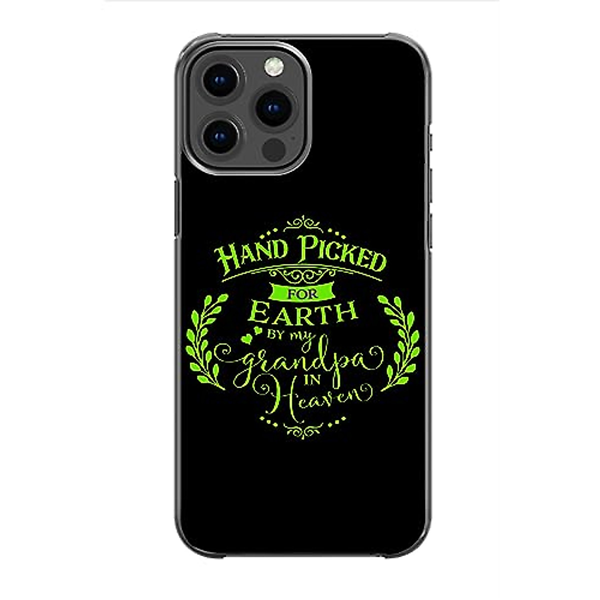 Hand Picked For Earth By My Grandpa In Heaven Sweet Cute Pattern Art Design Anti-Fall and Shockproof Gift iPhone case (iPod 6)