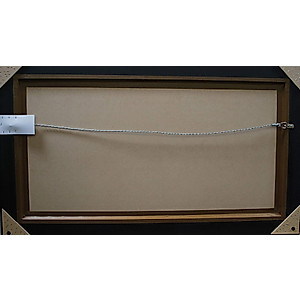 Mom’s Art Studio - Last Supper Wall Decor 46.5 X 28 Inches, Leonardo Da Vinci Reproductions, Museum Look Art Framed, Artist’s Acrylic Coating, Wall Art for Home Decor (Large, Brown Gold)