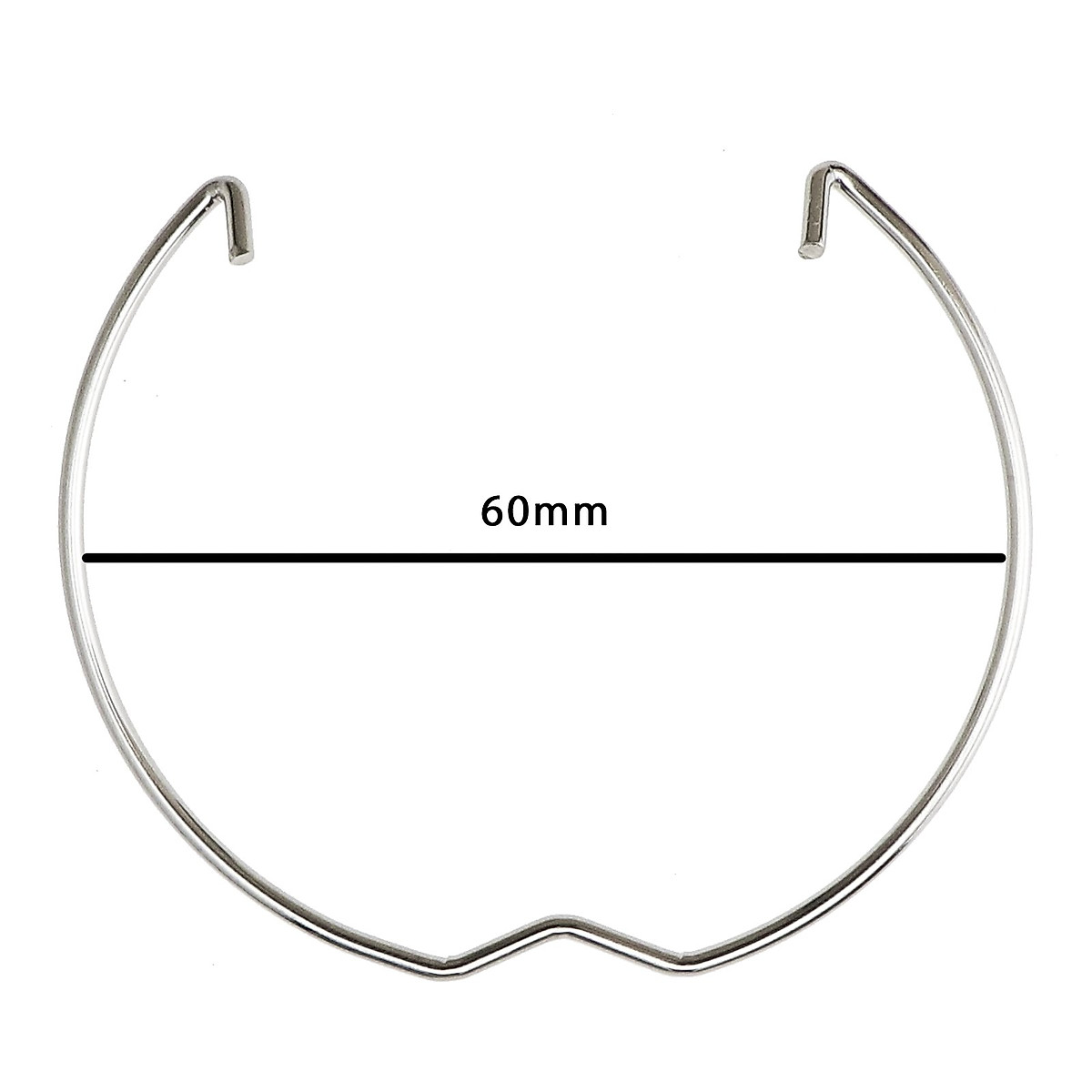 20pcs Lamp Retaining Spring Clip Ring Compatible with 50mm MR16 GU10 Spot Light Downlight