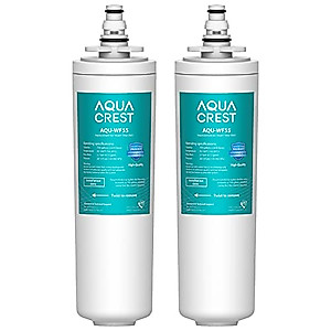 AQUACREST 9601 Water Filter, Model No.AQU-WF55. Replacement for Moen 9601 ChoiceFlo 9600, 9602, 9500, 9501, 9502, Fits F87400, F7400, F87200, 77200, CAF87254, S5500 Series of Moen Faucets (Pack of 2)