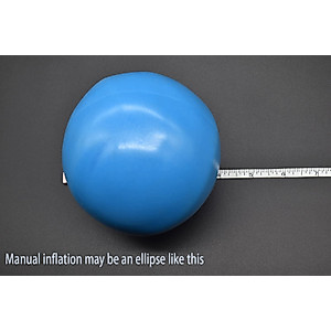 CIZEBO 4 inch Therapy Ball for Release Hip Flexors, Pain Relief for Lower Back Thigh Muscles, Small Exercise Ball for Physical Therapy, Blue