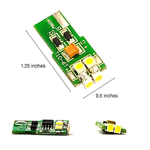 Brightech - LED Replacements for Malibu Landscape Lights, T10 Wedge Base, 12V DC Warm White Color Bulbs, Compatible with Landscape Lighting for Patio, Garden, Lawn - 10 Pack