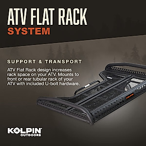 Kolpin ATV Flat Rack - 53400, Black, One Size