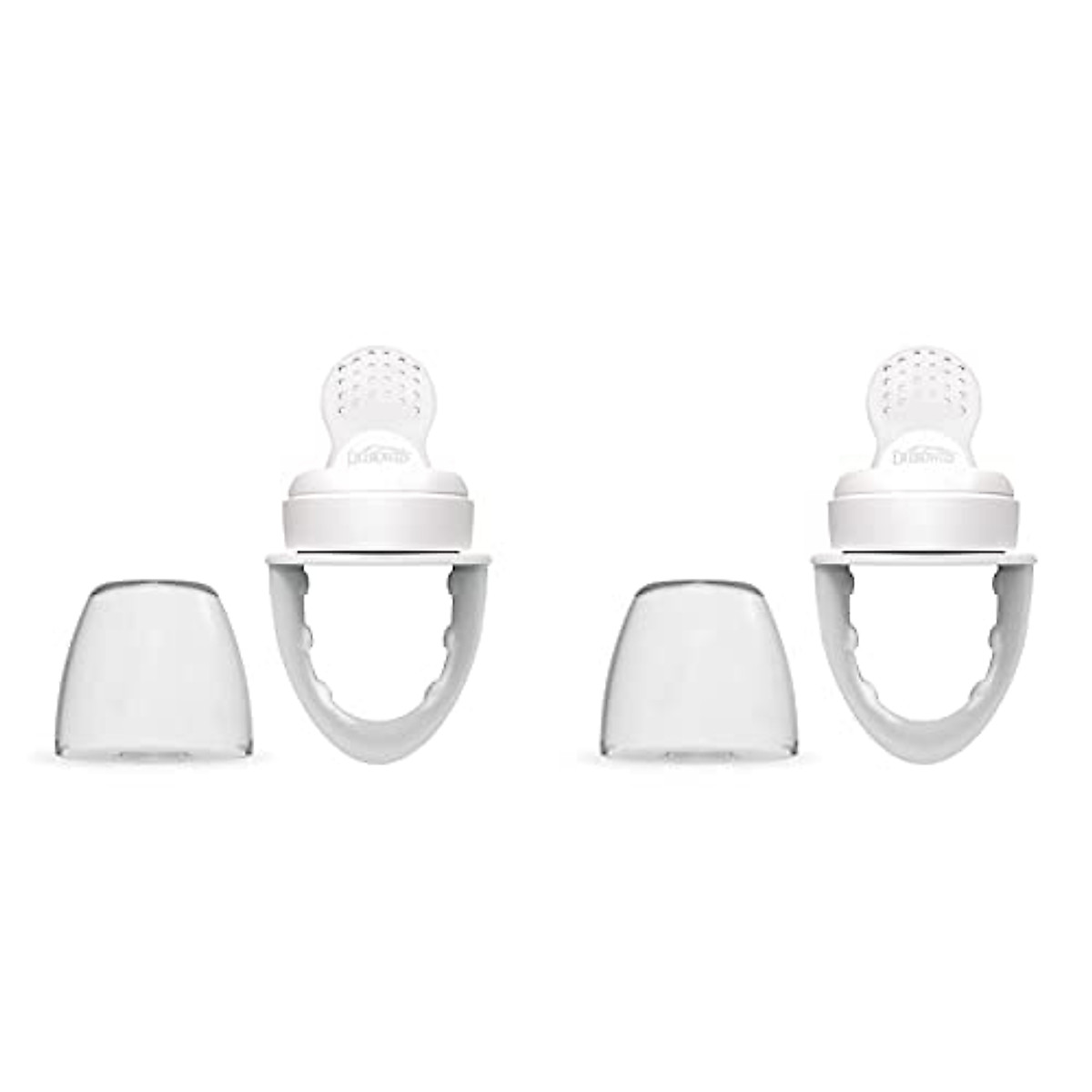Dr. Brown's Designed to Nourish, Fresh Firsts Silicone Feeder, Grey, One Size (Pack of 2)