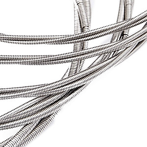 Bass Guitar Strings, Alice Bass String 5 Strings Medium Gauge 45-130 Nickel Alloy Winding String with Nickel-Plated Ball-End for 5 Strings Electric Bass