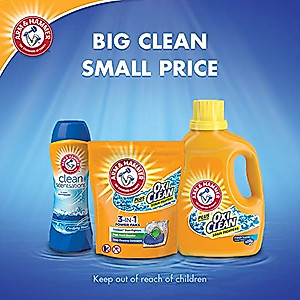 Arm & Hammer Plus OxiClean Powder Laundry Detergent, Fresh Scent, 45 Loads