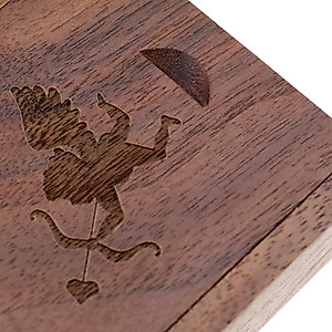 64GB Wooden Heart Shape USB Flash Drive with Gift Box Girl Boy Friend Valentine's Day