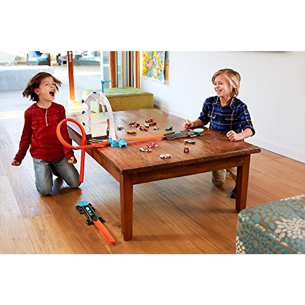 Hot Wheels DLF28 Track Builder System Stunt Kit Playset [Amazon Exclusive]