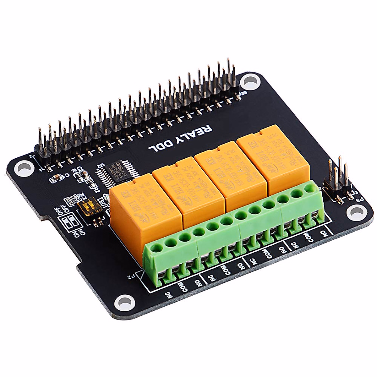 GeeekPi 4 Channel Relay Board Module for Raspberry Pi, Power Relay ...