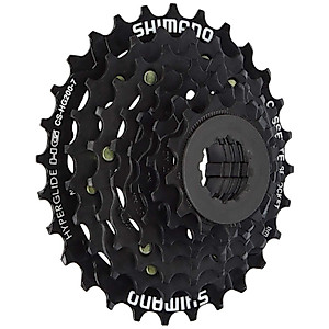 JKSPORTS Shima Tourney CS-HG200 7 Speed Cassette, 12-28T, Black