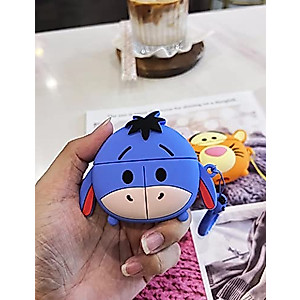Adorable Case for Apple AirPods Pro Anime Cartoon Cute Kawaii Protective Case Anti-Fall Headphone Case Cover (Cute Donkey)