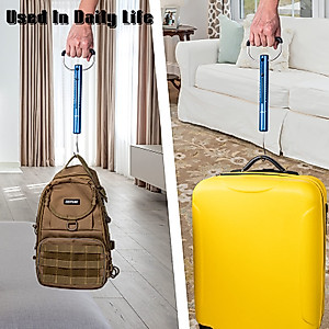 Goture Aluminum Tubular Spring Scale, Tube Fishing Scale, Hanging Spring Scales with Hook 25LB/50LB