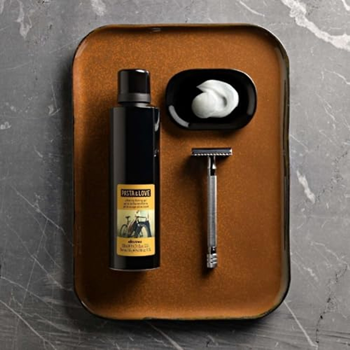 Davines Pasta & Love Men's Softening Shaving Gel to Foam, Soothing Formula with Alkekengi Extract, 6.76 fl. oz.