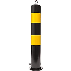 OUSIKA Parking Post, Parking Barrier, for Parking Lot Parking Barriers, Parking Space Lock, Parking Pile, Ground Pile, Warning Column, Car Stopper Bollard