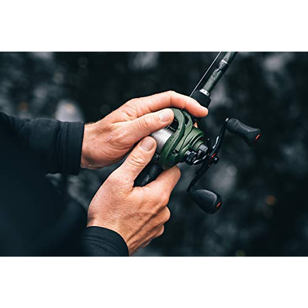 Abu Garcia Zata Baitcast Low Profile Reel and Fishing Rod Combo, 7' - Medium Heavy - 1pc Green