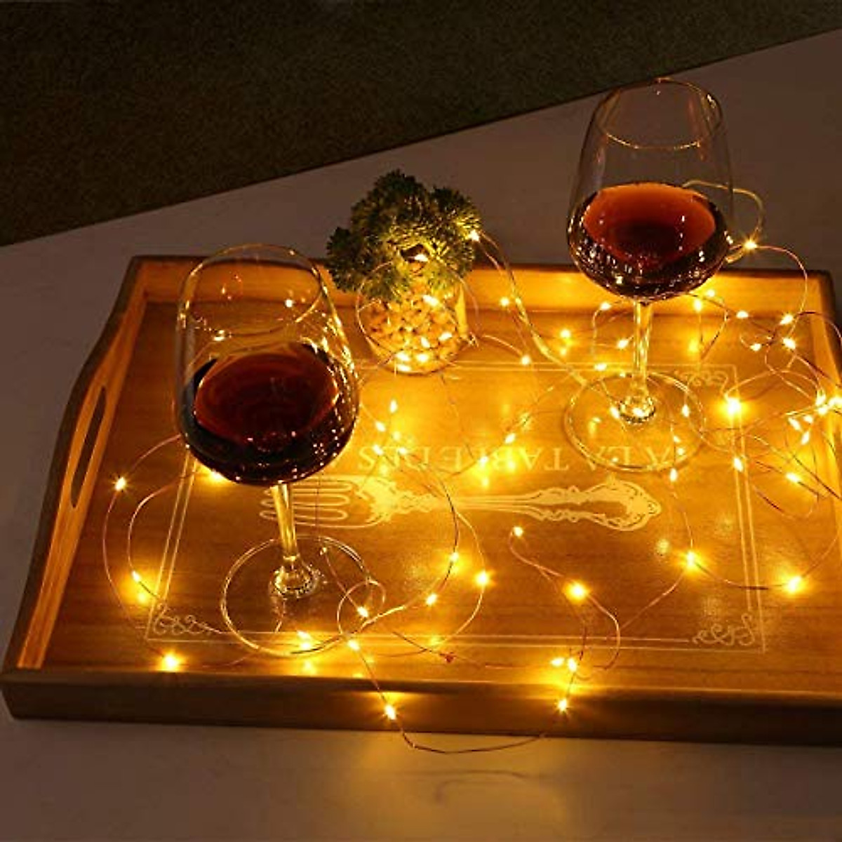 buways Fairy Lights Plug in,Warm White USB 100LED Fairy String Lights，8 Modes 33ft Copper Wire Light with Remote Control for Christmas Parties,Garden and Home Decoration Indoor Outdoor